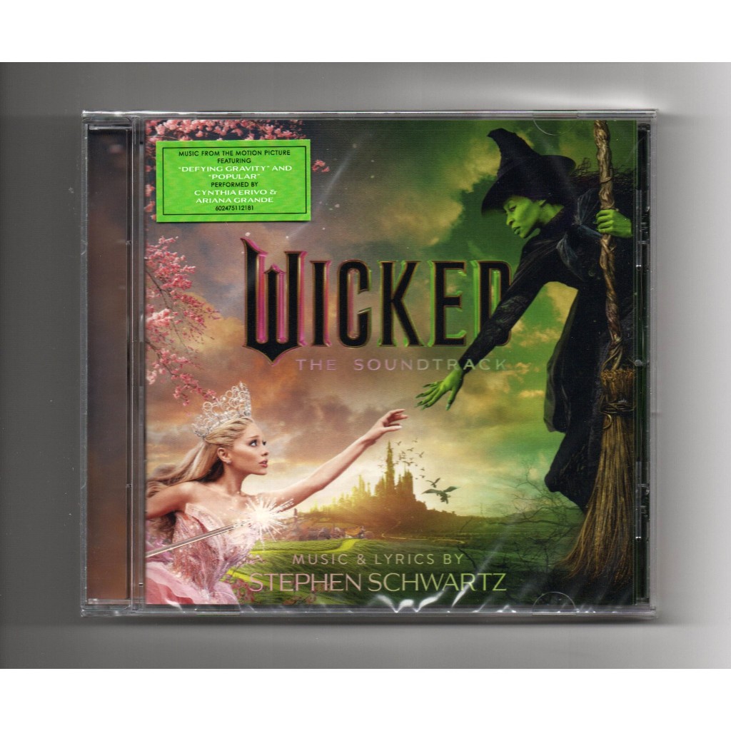 Various Artists - Wicked: The Soundtrack ( CD ) 2024 ( Music & Lyrics by Stephen Schwartz ...