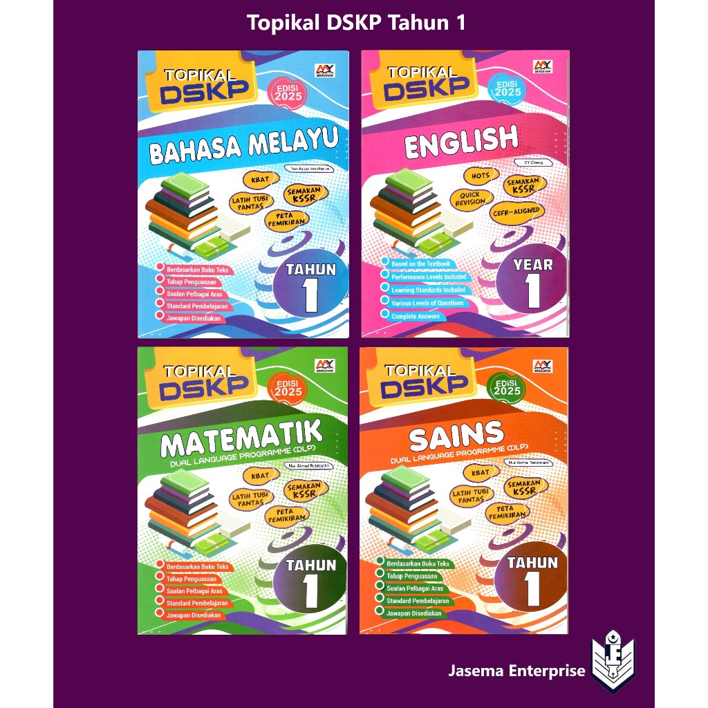 Topikal DSKP Tahun 1 Bahasa Melayu | English | Matematik | Sains | Shopee Malaysia