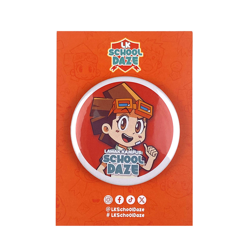 LK School Daze Button Badge Pin | Shopee Malaysia