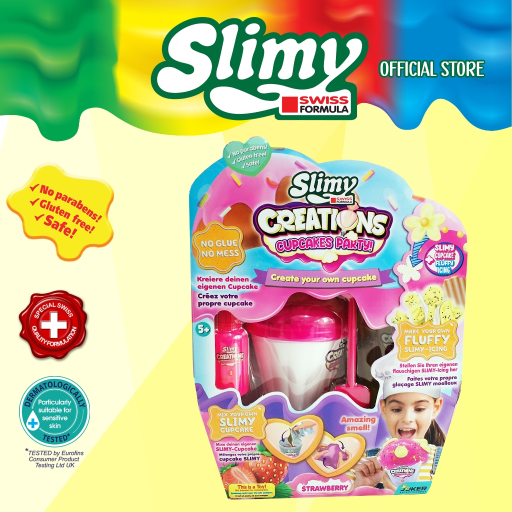 Slimy Creation Cupcake Party Slime Assortment Pack - Assorted Color ...