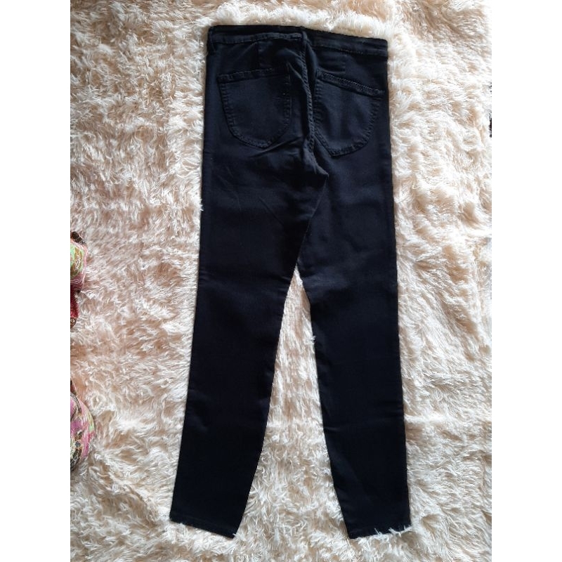 Seluar Jeans Hitam (clear stock) | Shopee Malaysia