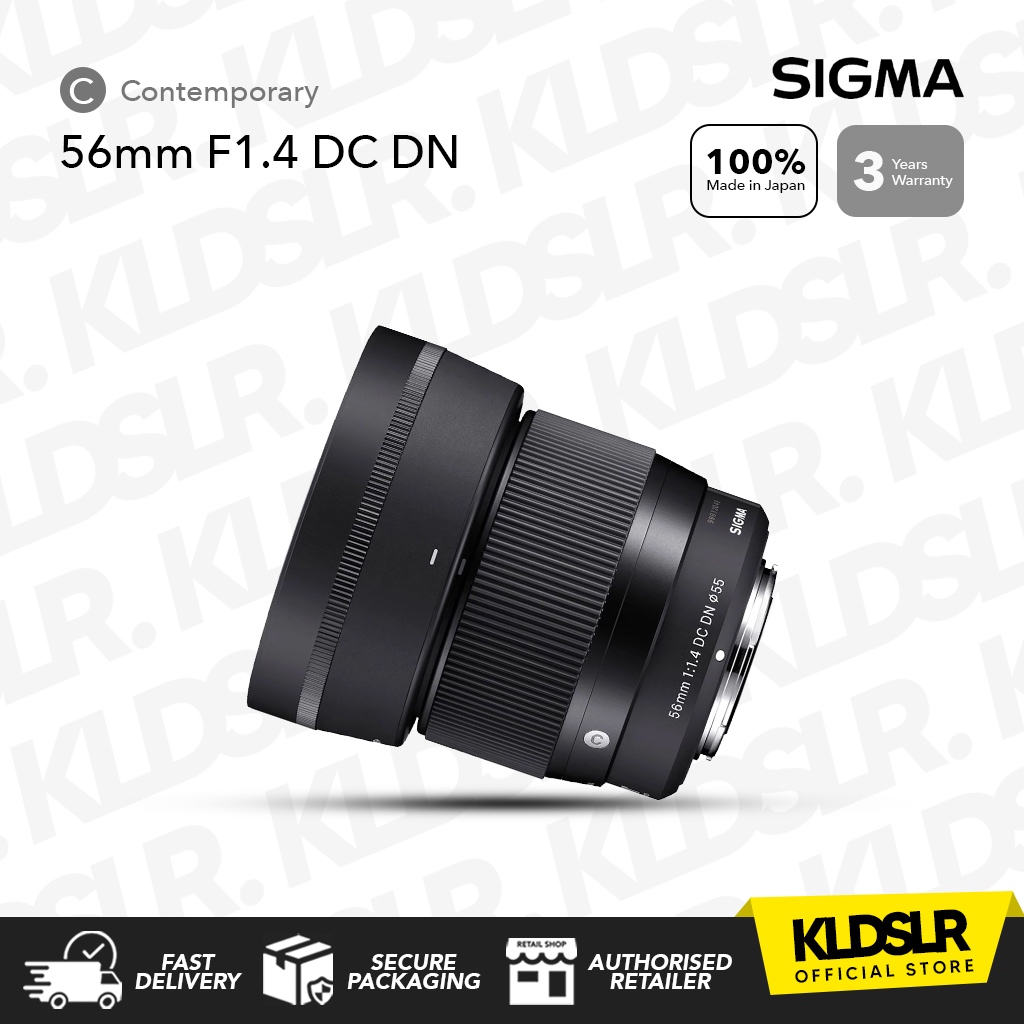 Sigma 56mm F1.4 DC DN Contemporary Lens for Sony E, Canon RF, Nikon Z ...