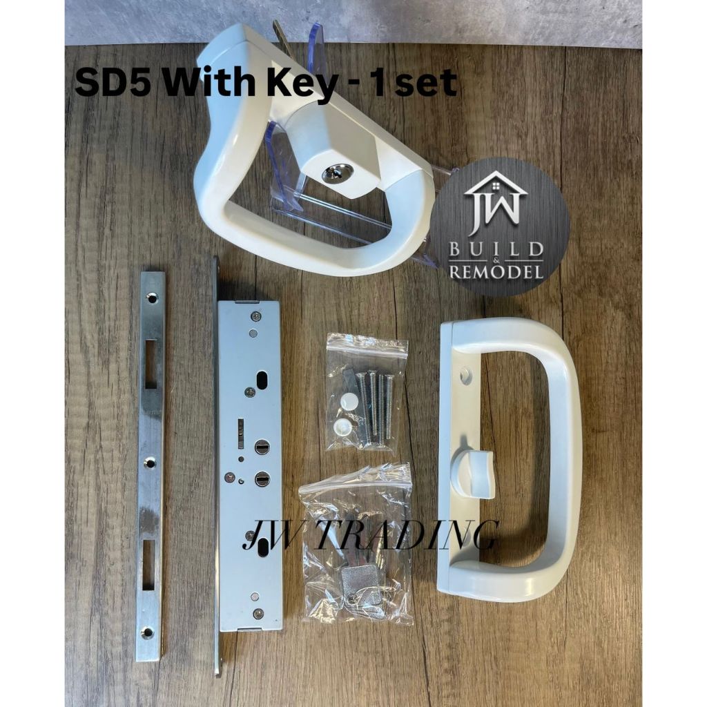 SD-5 Series Premium Sliding Door Handle Set with Mortise Lock & Key /No ...