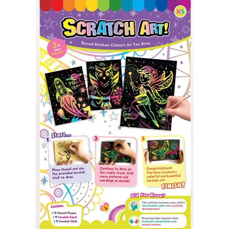 Scratch Art Kit / Loose Christmas Designs | Shopee Malaysia