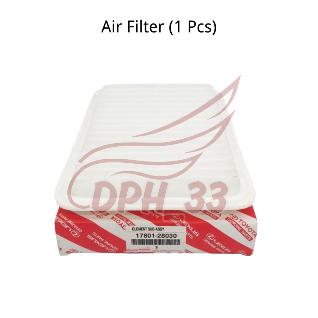 OEM Air Filter for Toyota Camry ACV40 / ACV41 / ASV50 (17801-28030 ...