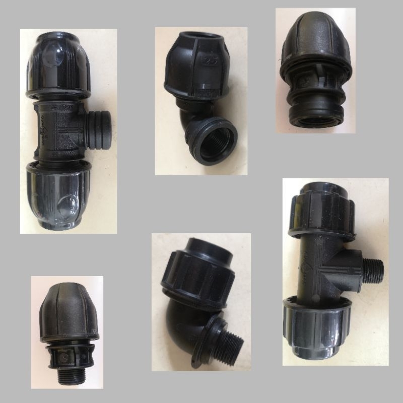 HDPE POLY FITTING POLY PIPE CONNECTOR MTA/ FTA/ MALE ELBOW/ FEMALE ...