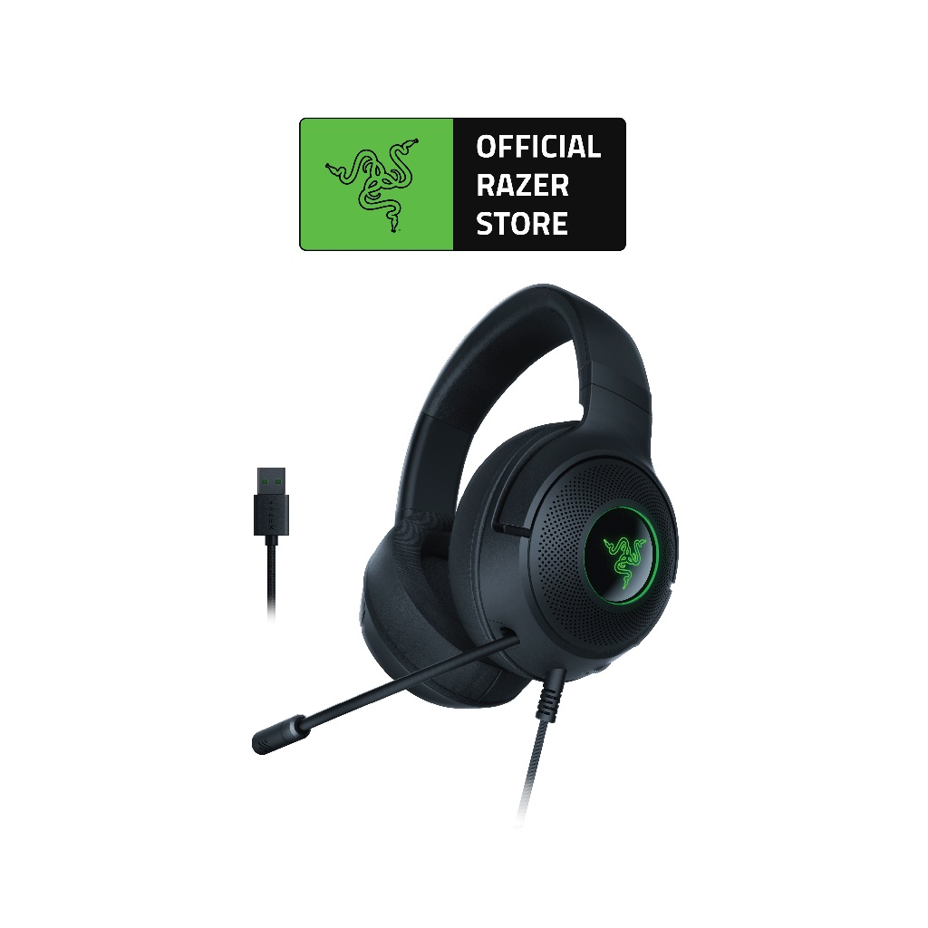 Razer Kraken V3 X Wired USB Gaming Headset | Lightweight Build ...