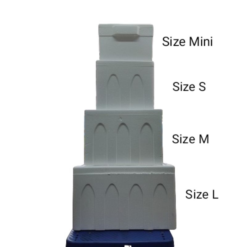 Foam box Seafood/Frozen food polystrene box fruit box gabus putih Ice ...