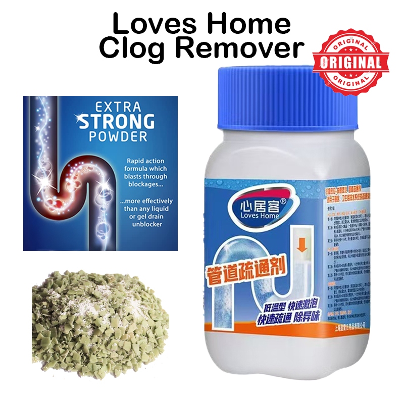 268g Original Loves Homes Clog Remover (Add Bio Enzyme) Drain Cleaner Pipeline Unclog Soda ...