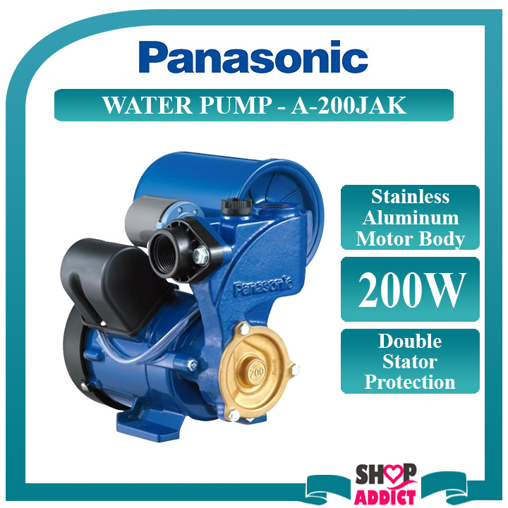 Panasonic 200W Peripheral Type Auto Series Water Pump A-200JAK Pam Air ...