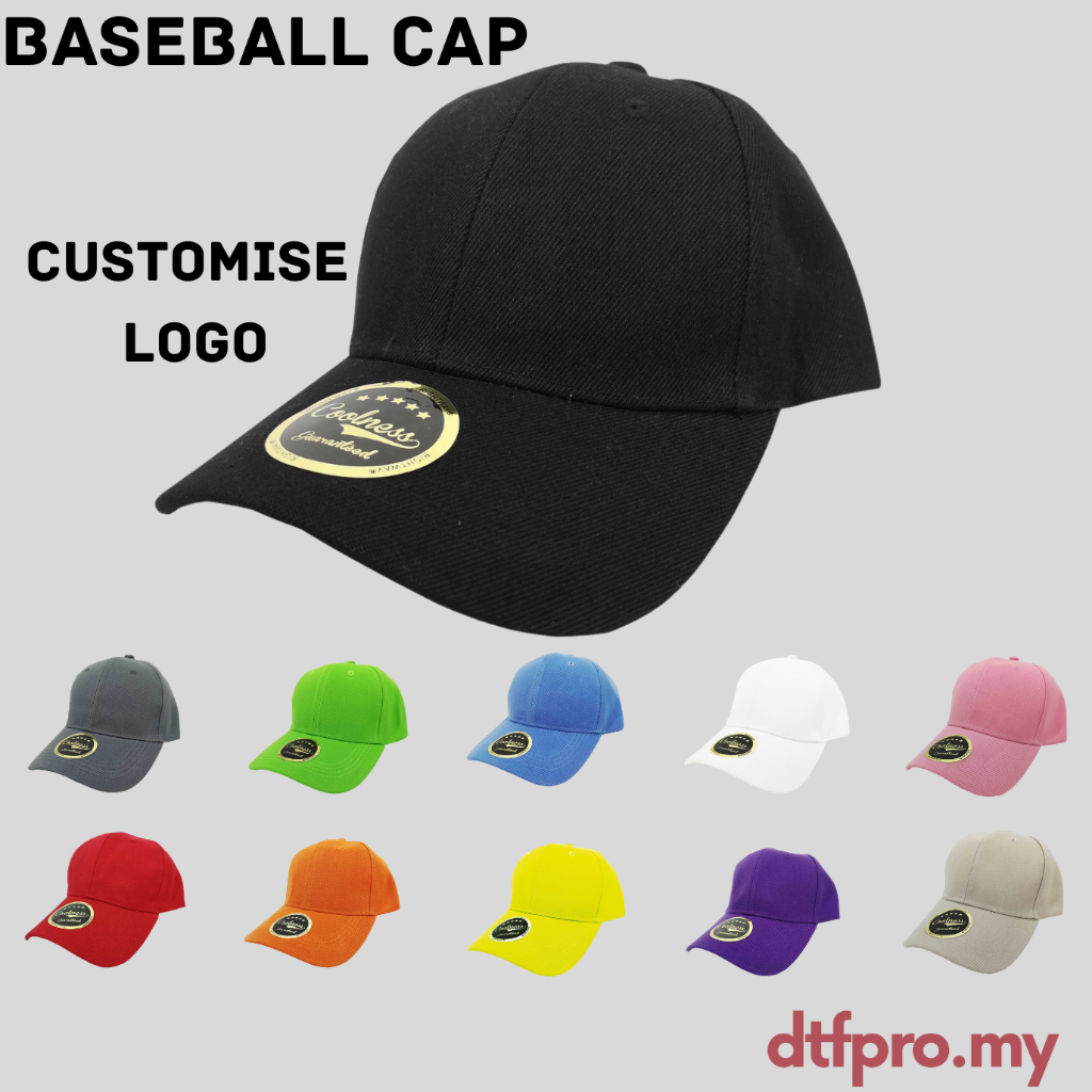 DTF PRO Custom Printing Baseball Cap - Logo Printing - Percetakan ...