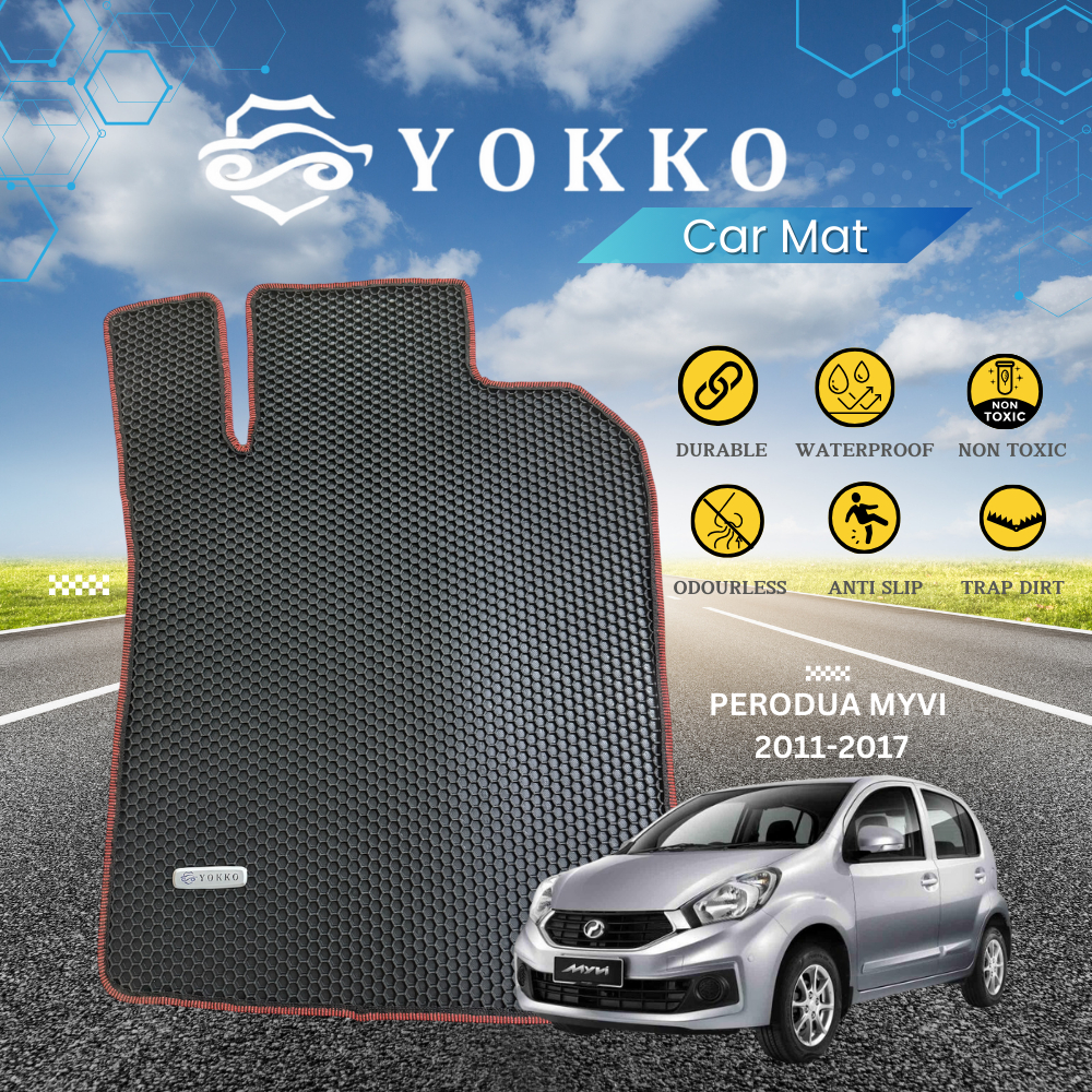 YOKKO Perodua Myvi (2011-2017) Car Floor Mat and Carpet | Shopee Malaysia