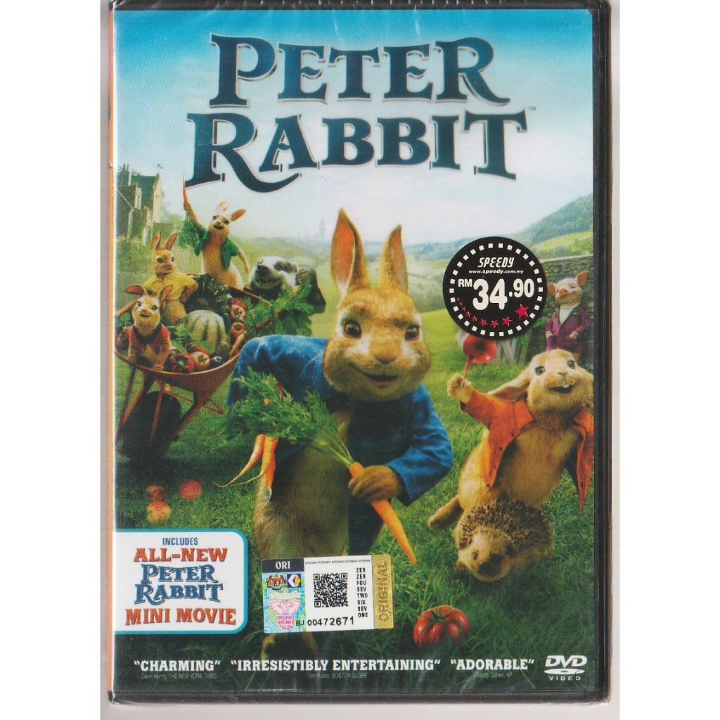 DVD PETER RABBIT ( ORIGINAL DVD ) | Shopee Malaysia