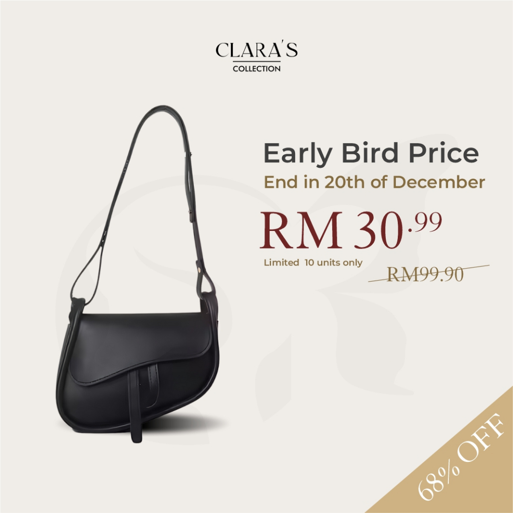 Women Retro Style Saddle Handbag Sling Bag Shoulder Beg Underarm ...