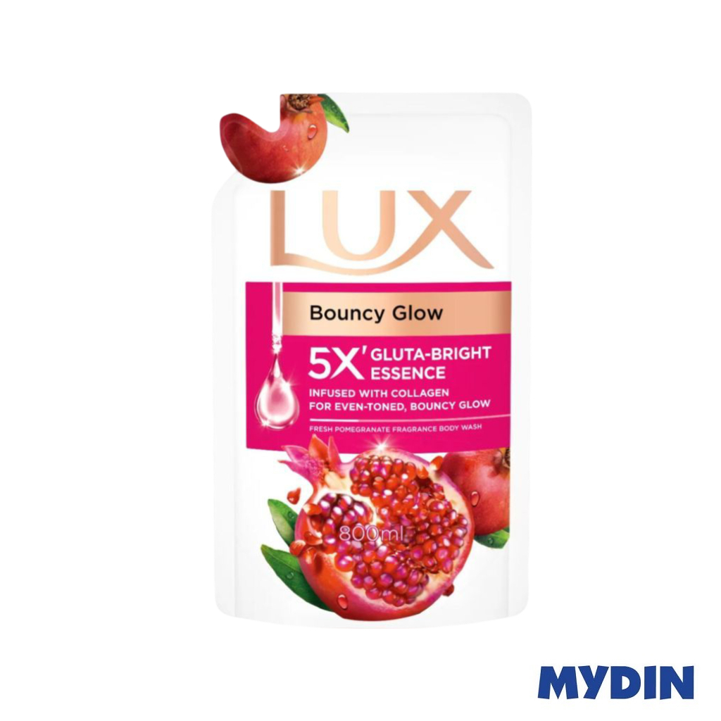 Lux Bodywash Bouncy Glow Refill (800ml) | Shopee Malaysia