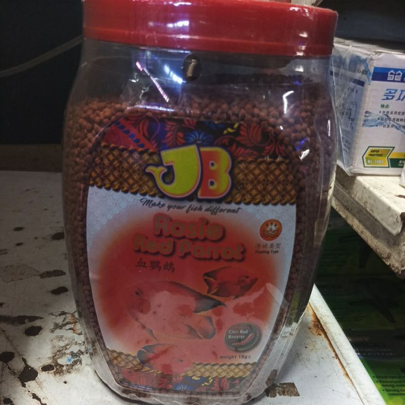JB Rosie Red Parrot Fish Food 1kg+- | Shopee Malaysia