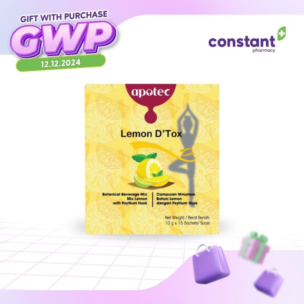 APOTEC Lemon D'Tox (10g x 15's) | Shopee Malaysia