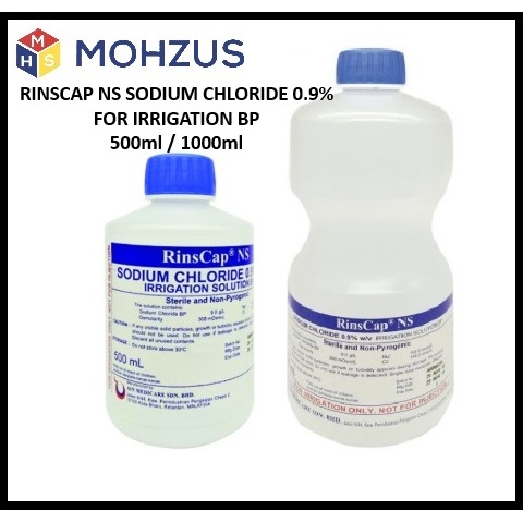 [NEW STOCK 2024] RINSCAP NS NORMAL SALINE NACL 0.9% FOR IRRIGATION ...
