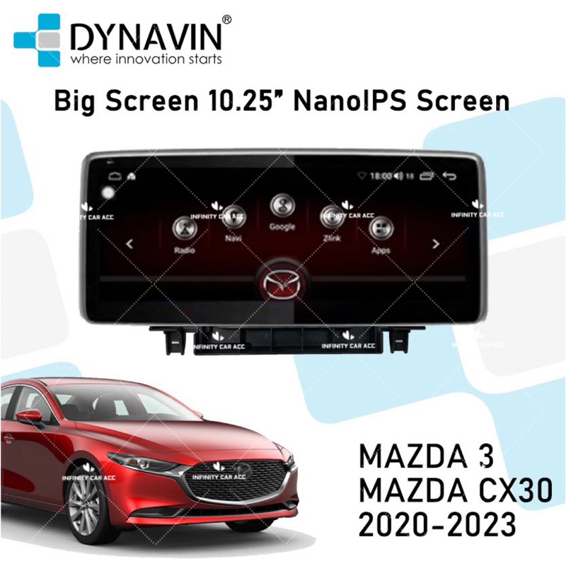 Dynavin Mazda 3 Mazda CX 30 OEM Android System Screen (10.25") | Shopee ...