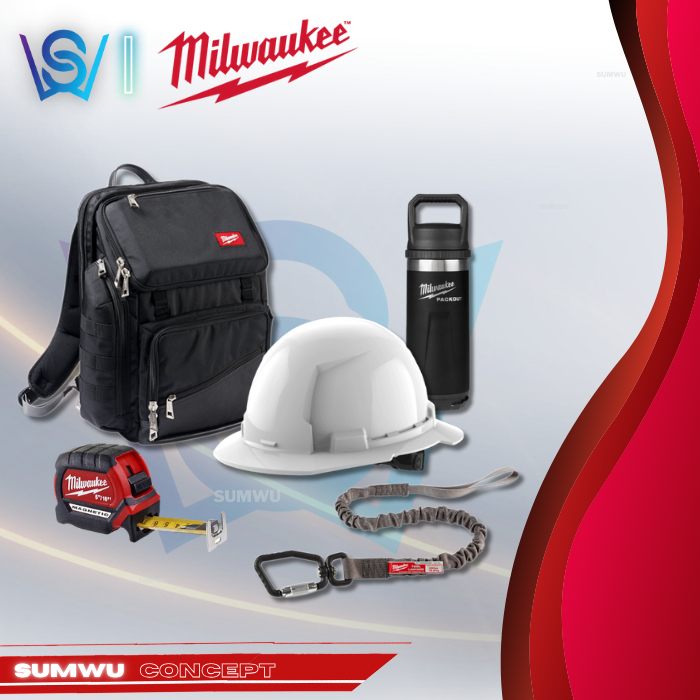 MIWAUKEE JOBSITE ESSENTIALS COMBO Personal Protective Equipment (PPE ...