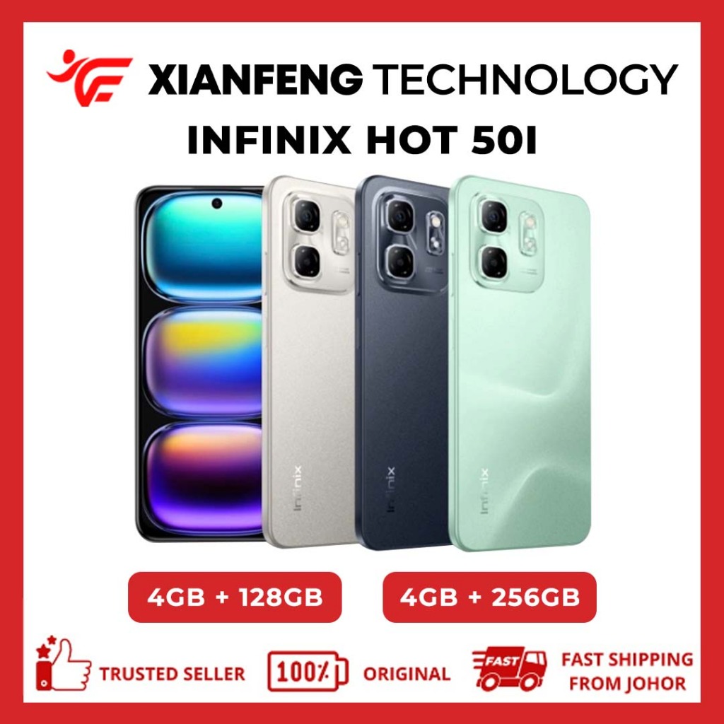 Infinix Hot50i (4GB+128GB/6GB+128GB) | Shopee Malaysia