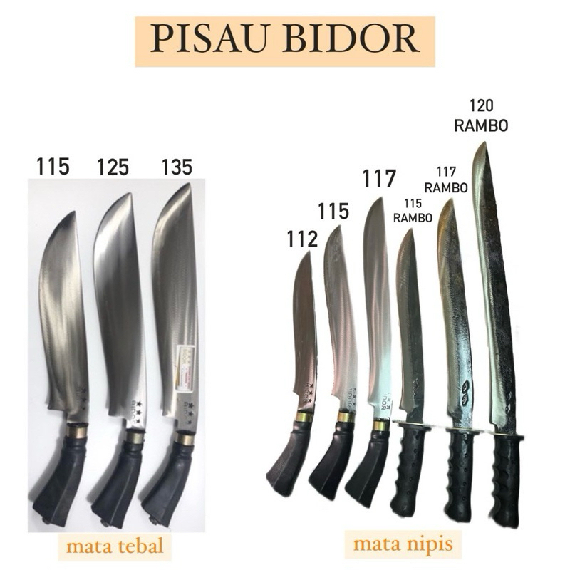 PISAU BIDOR BERKEBUN (Free Sarung) | Shopee Malaysia