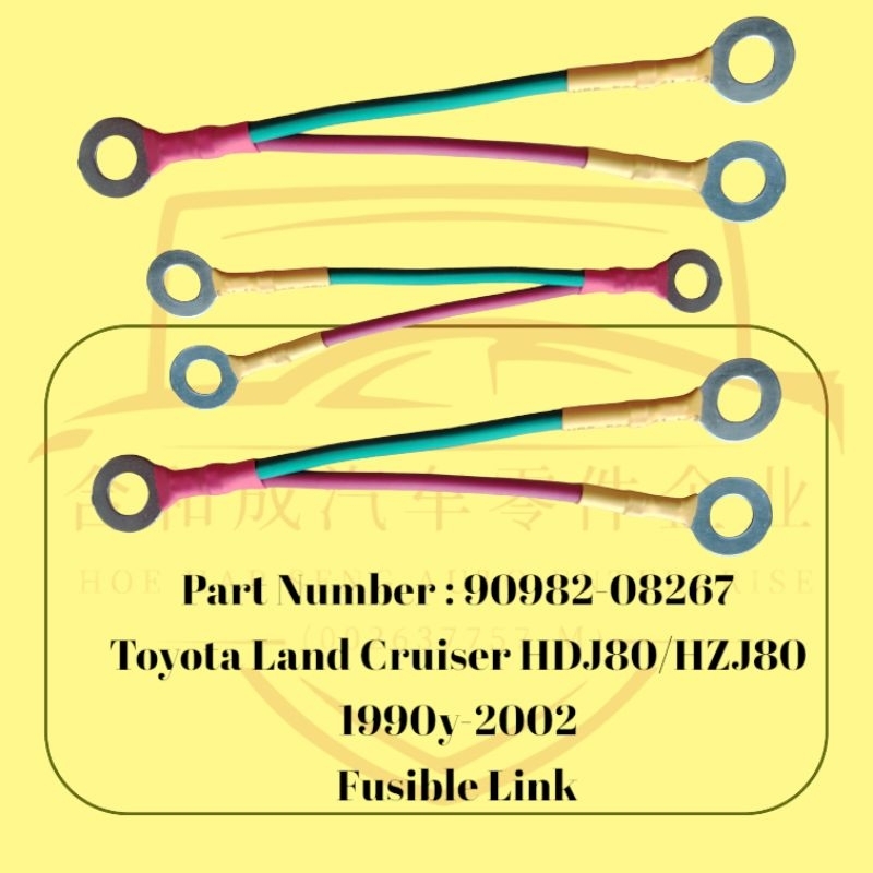 Toyota authentique FUSIBLE LINK LAND CRUISER FJ80, HDJ80,HZJ80 ☆90982 ...