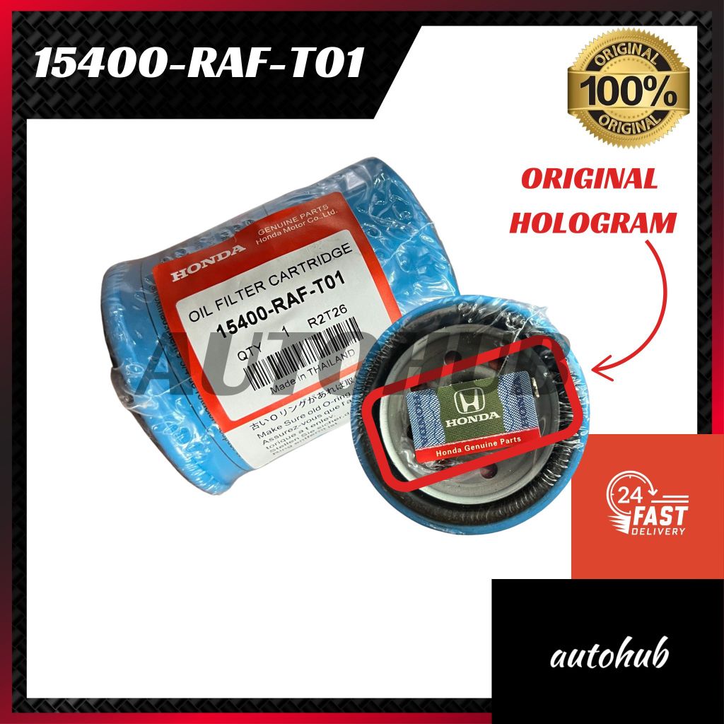 ORIGINAL HONDA Oil Filter for all Honda Cars 15400-RAF-T01 | Shopee ...