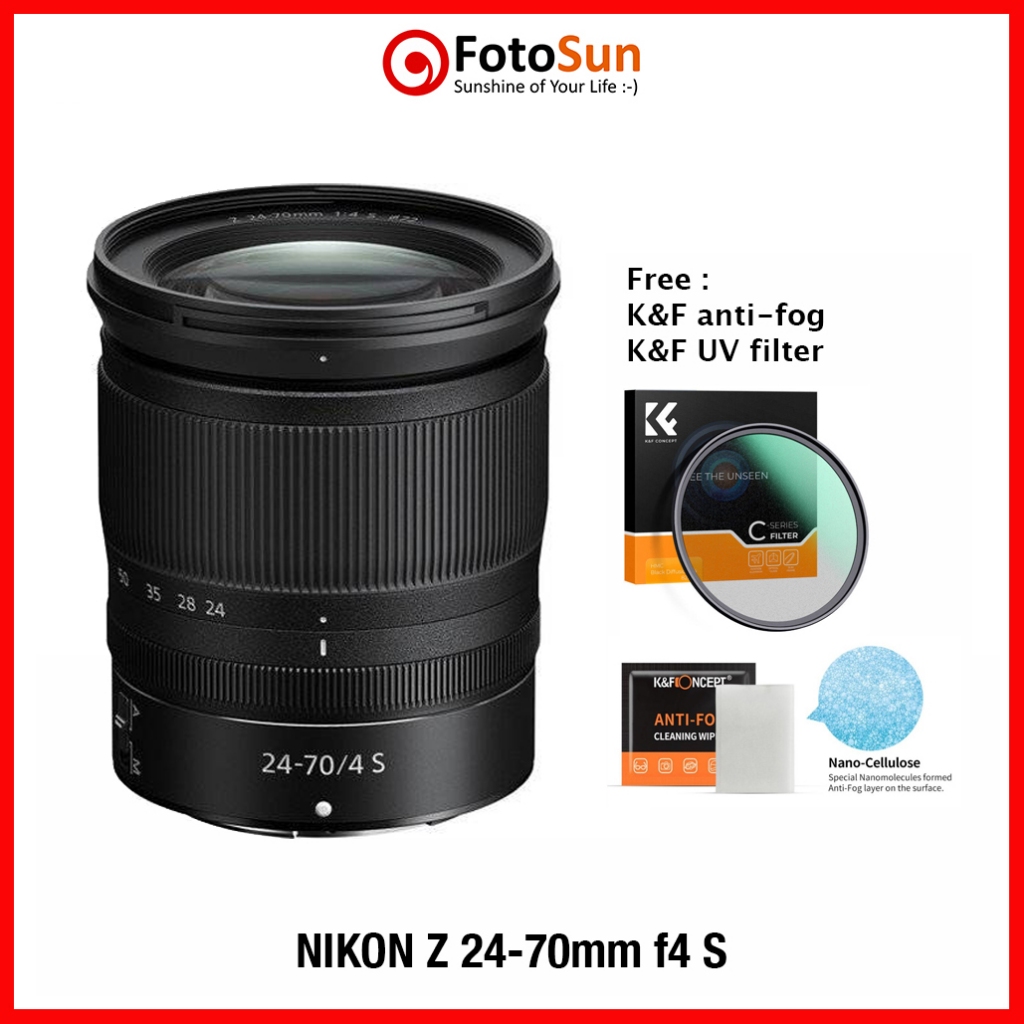 Nikon Z 24-70mm f4 S-line for Nikon Z mirrorless Z8, Z6, Z9, Z5, Z50 | Shopee Malaysia