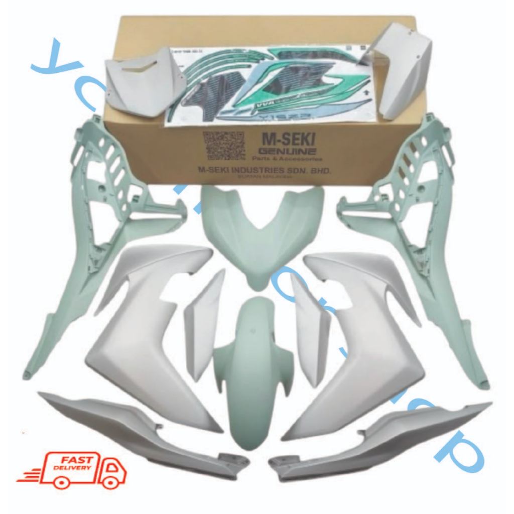 YAMAHA Y16 Y16ZR V2 ABS BODY COVER SET COVERSET SEKALI STICKER MLGNM1 ...