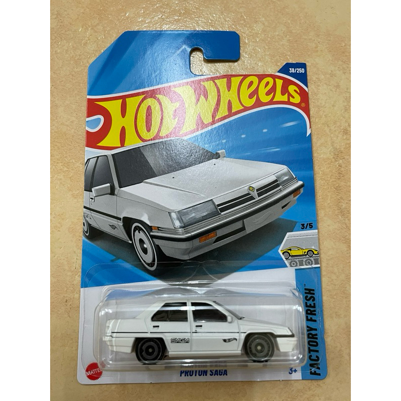 Hot Wheels Proton Saga Putih (White) | Shopee Malaysia