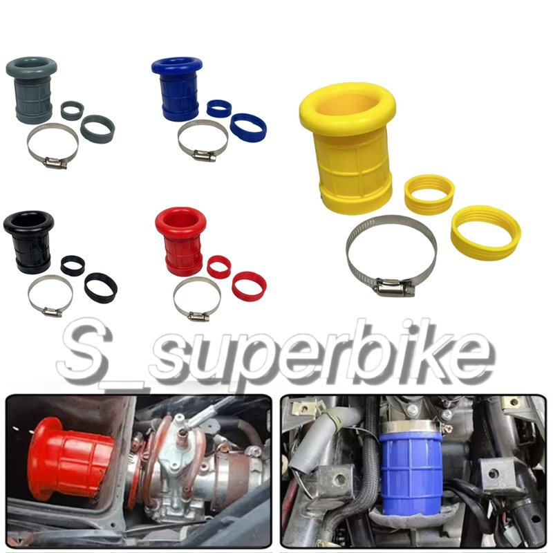 King Drag Racing Trumpet Velocity Throttle Body 32MM-48MM Getah Funnel ...