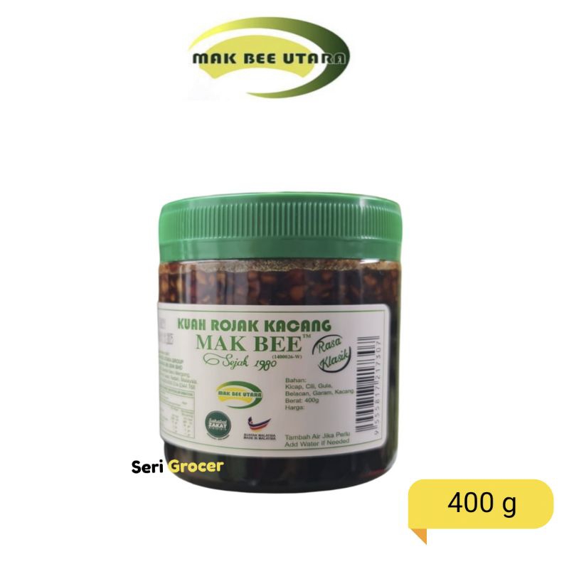 MAK BEE (400 g) - KUAH ROJAK KACANG 💯 ORIGINAL‼️ | Shopee Malaysia