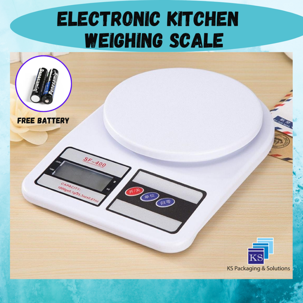 SF-400 Digital LCD Scale High Precision Kitchen Weighing Scale / Penimbang Digital Food 10KG x ...