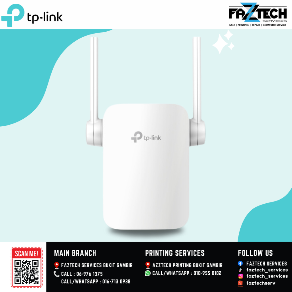 TP-LINK Wi-fi Range Extender AC750 Wall Plugged | Shopee Malaysia
