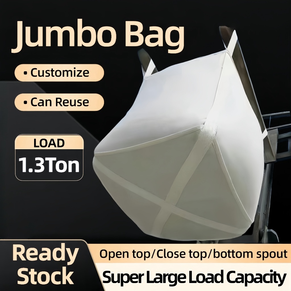 Jumbo Bag1 Ton Heavy Duty 2Ton PP Woven Bulk Bag Bottom Spout Top Open ...