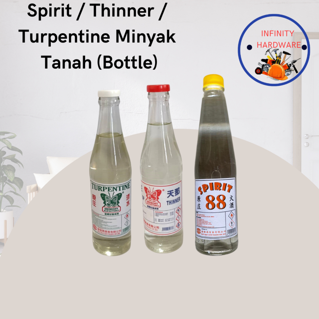 [1pcs] Spirit / Thinner / Turpentine Minyak Tanah (Bottle) | Shopee ...