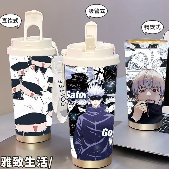 [Ready Stock] 530ml Jujutsu Kaise Gojo Satoru Anime Stainless Steel 316 ...
