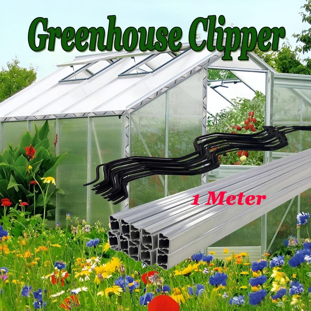 [Hot] 1 Meter Greenhouse SPRING WIRE & Galvanized LOCK PROFILE, LOCK ...