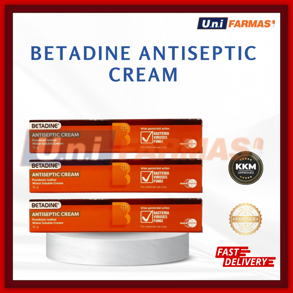 BETADINE ANTISEPTIC CREAM 15G | Shopee Malaysia