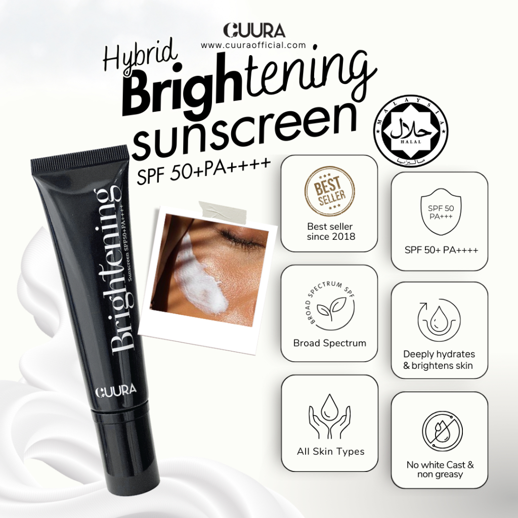 CUURA Brightening Sunscreen ( Invisible Protector SPF 50++++) Facial ...
