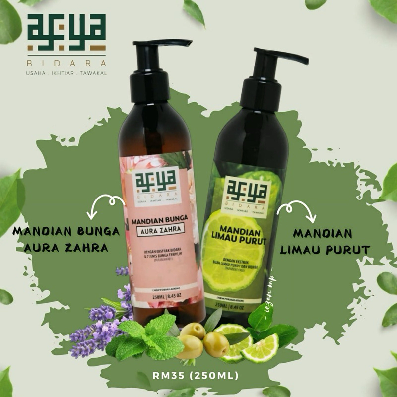 Mandian Afya Bidara | Bidara Limau Purut | Mandian Bunga Aura Zahra ...