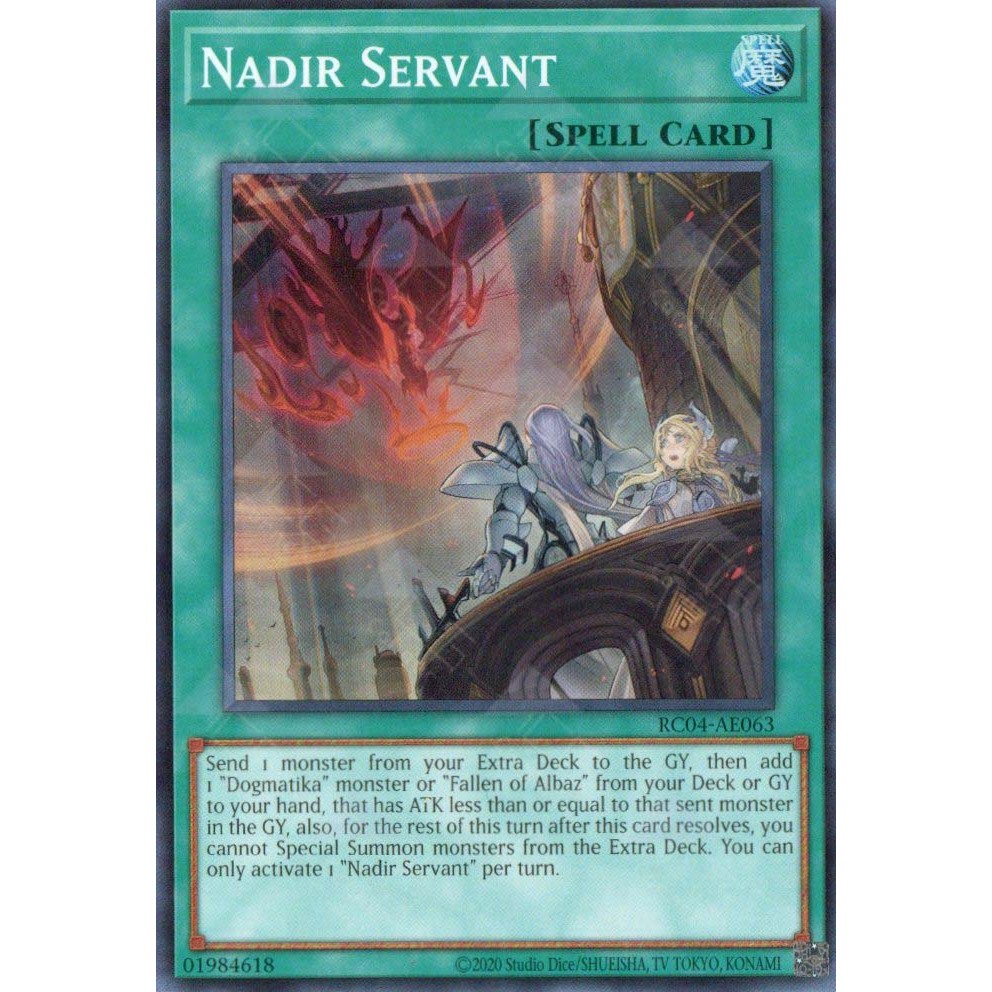 YUGIOH RC04-AE063 Nadir Servant (SR) | Shopee Malaysia