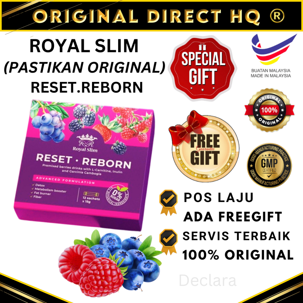 [🔥ORIGINAL HQ] ROYAL LISHUO SLIM FIT ROYAL SLIM REST REBORN DETOX FAT ...