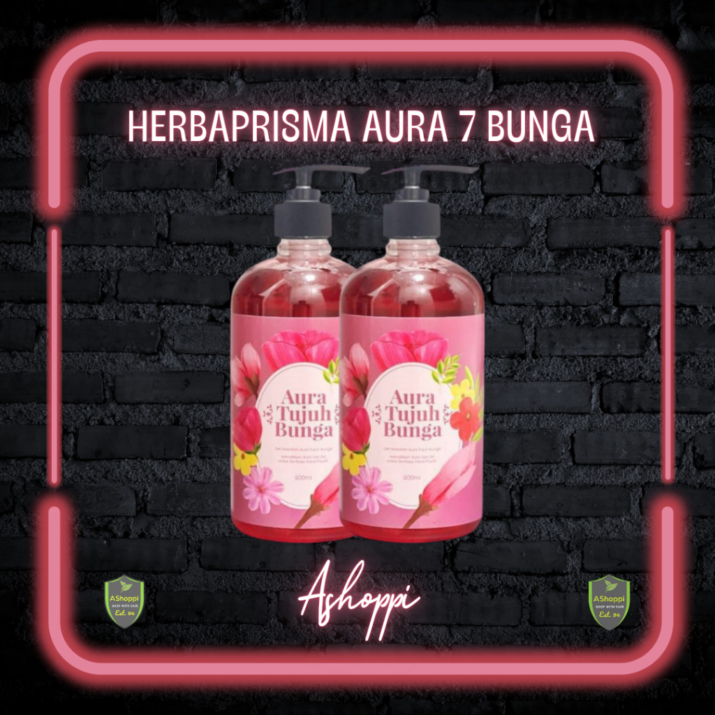 💯 ORIGINAL 💯 HERBAPRISMA AURA TUJUH BUNGA | MANDIAN AURA 7 BUNGA | GEL ...