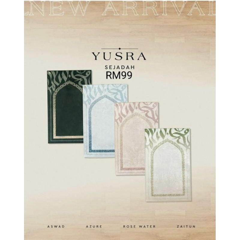 NAELOFAR SEJADAH YUSRA WITH EXCLUSIVE BOX (100% ORIGINAL) | Shopee Malaysia