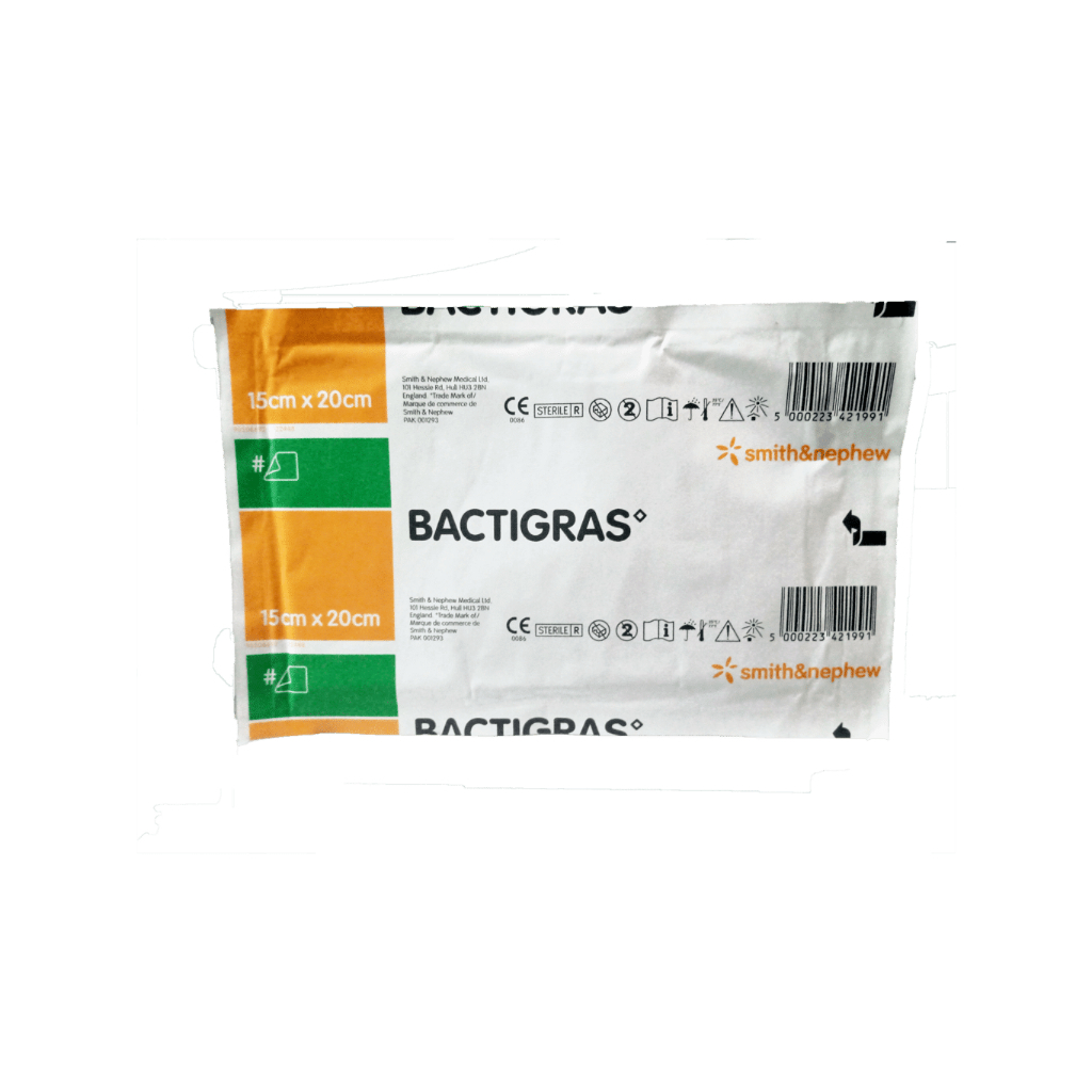Smith & Nephew Bactigras / Bactigrass Medicated Paraffin Gauze 15cm x ...