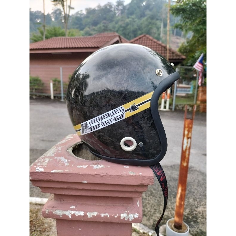 MS88 sticker helmet gold/grey (1pcs) | Shopee Malaysia