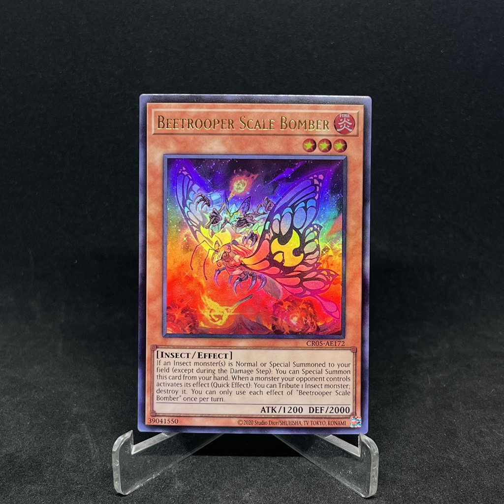 YUGIOH - Beetrooper Scale Bomber - Ultra Rare UR ( CR05-AE172 ) [ JY CARD TRADING ] | Shopee ...