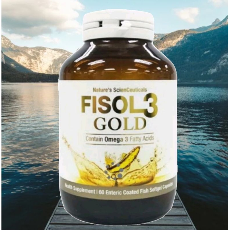 FISOL 3 GOLD (Contain: Omega 3 Fatty Acids) 60 Capsule Fish oil ...